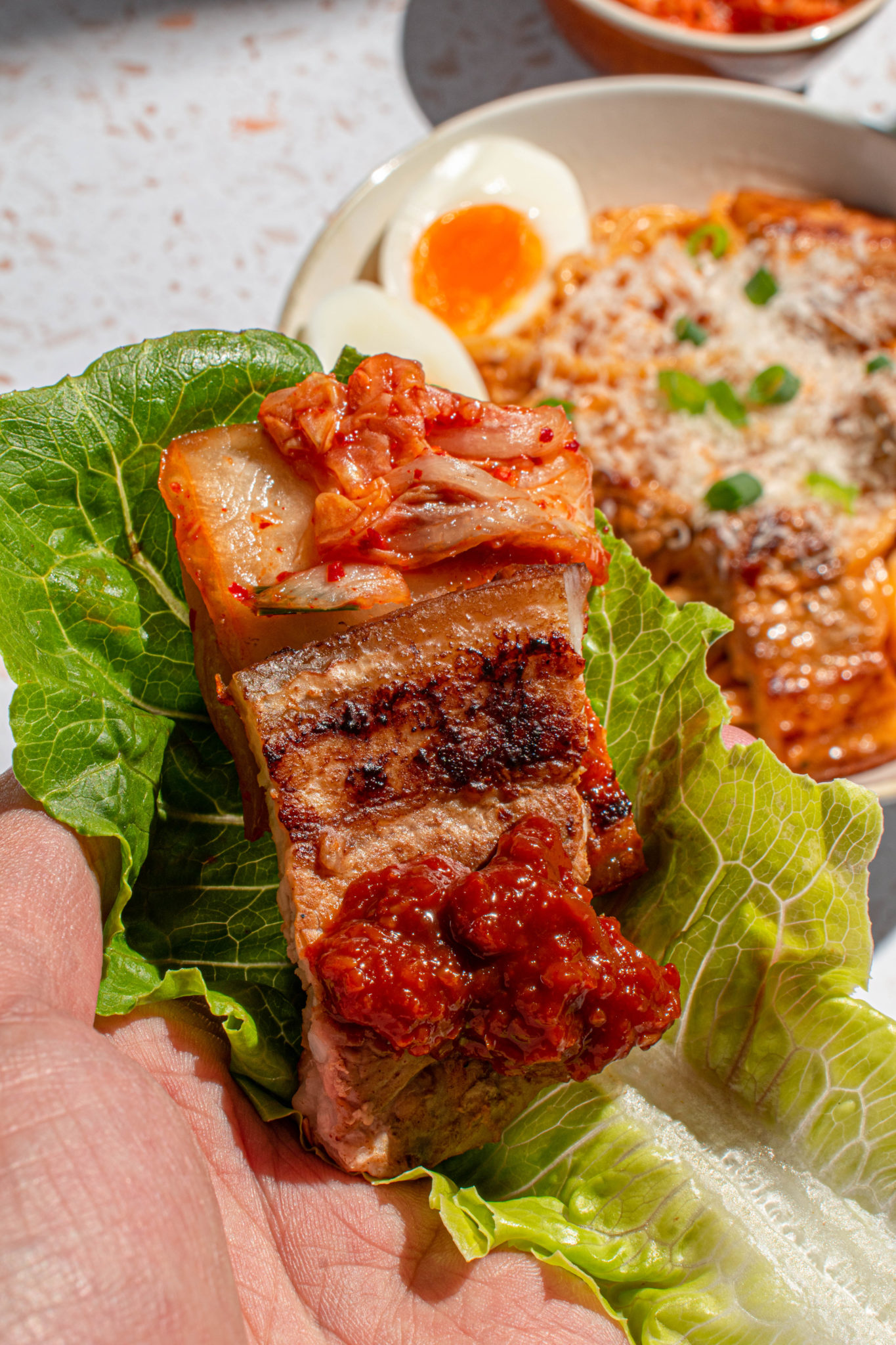 Creamy Korean Ssamjang (쌈장) Pasta Recipe - EricTriesIt