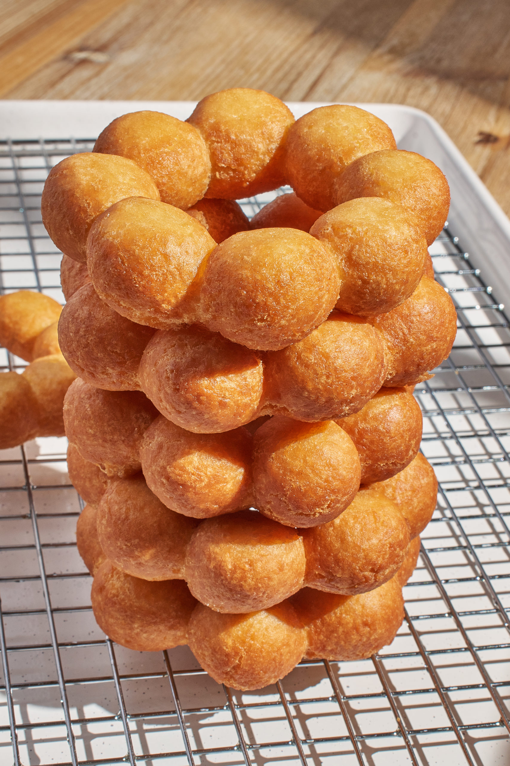 Chewy Japanese Mochi Donuts (Pon De Ring)