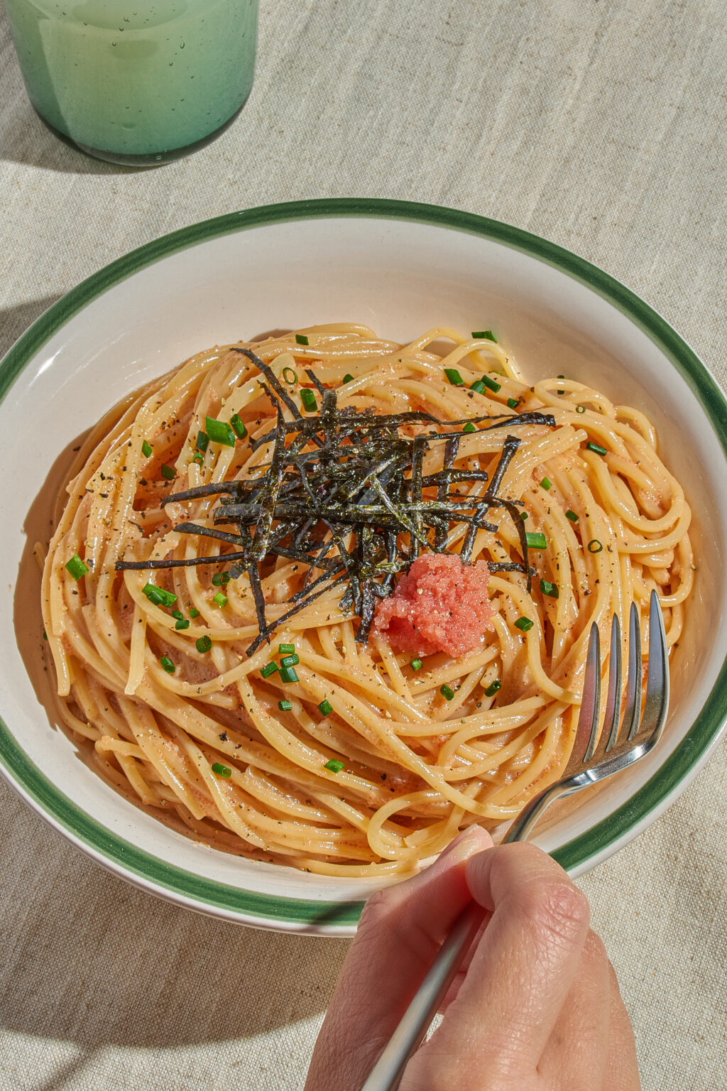 Creamy Japanese Mentaiko Pasta (明太子パスタ)