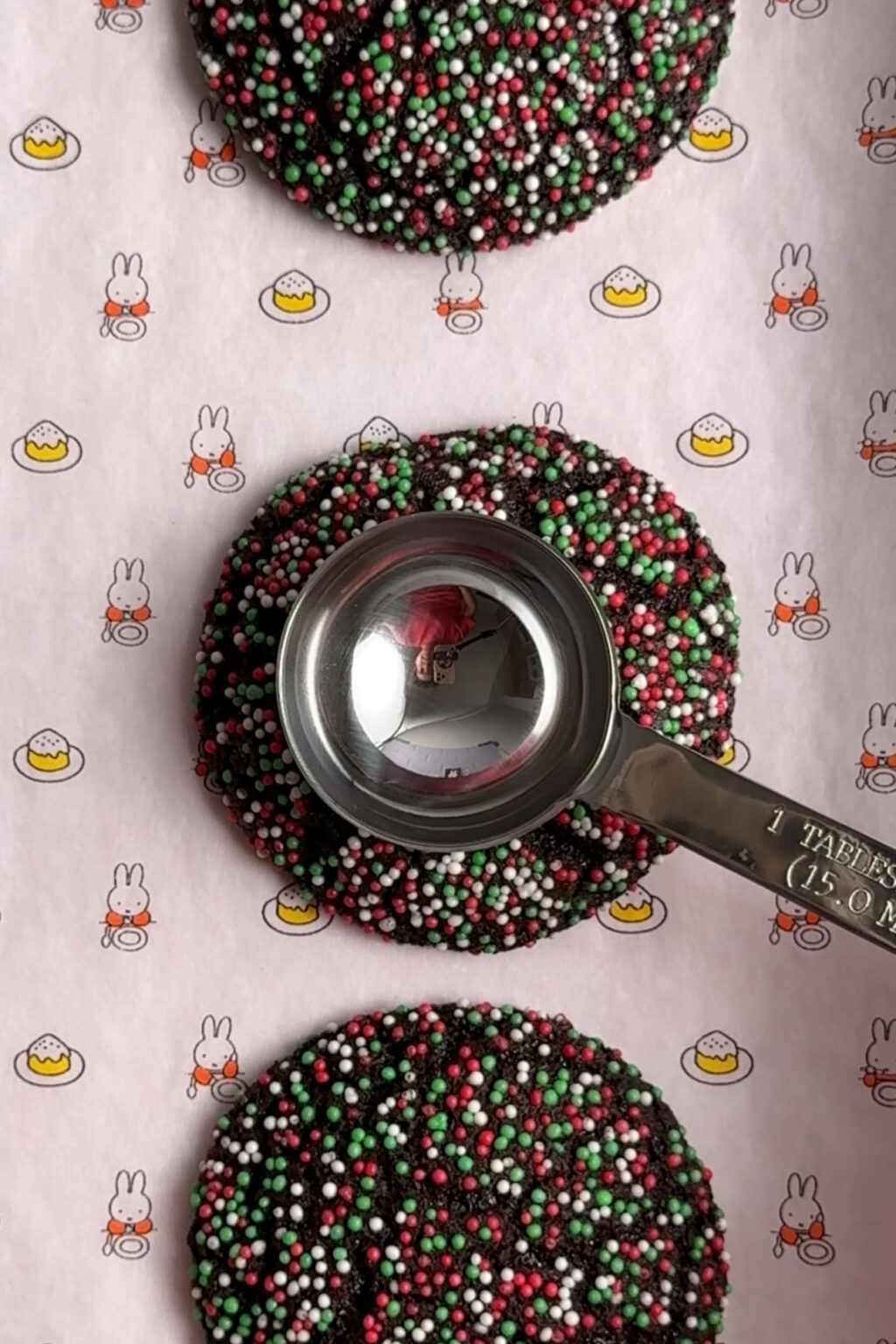 Easy Miffy Chocolate Thumbprint Cookies Recipe - EricTriesIt