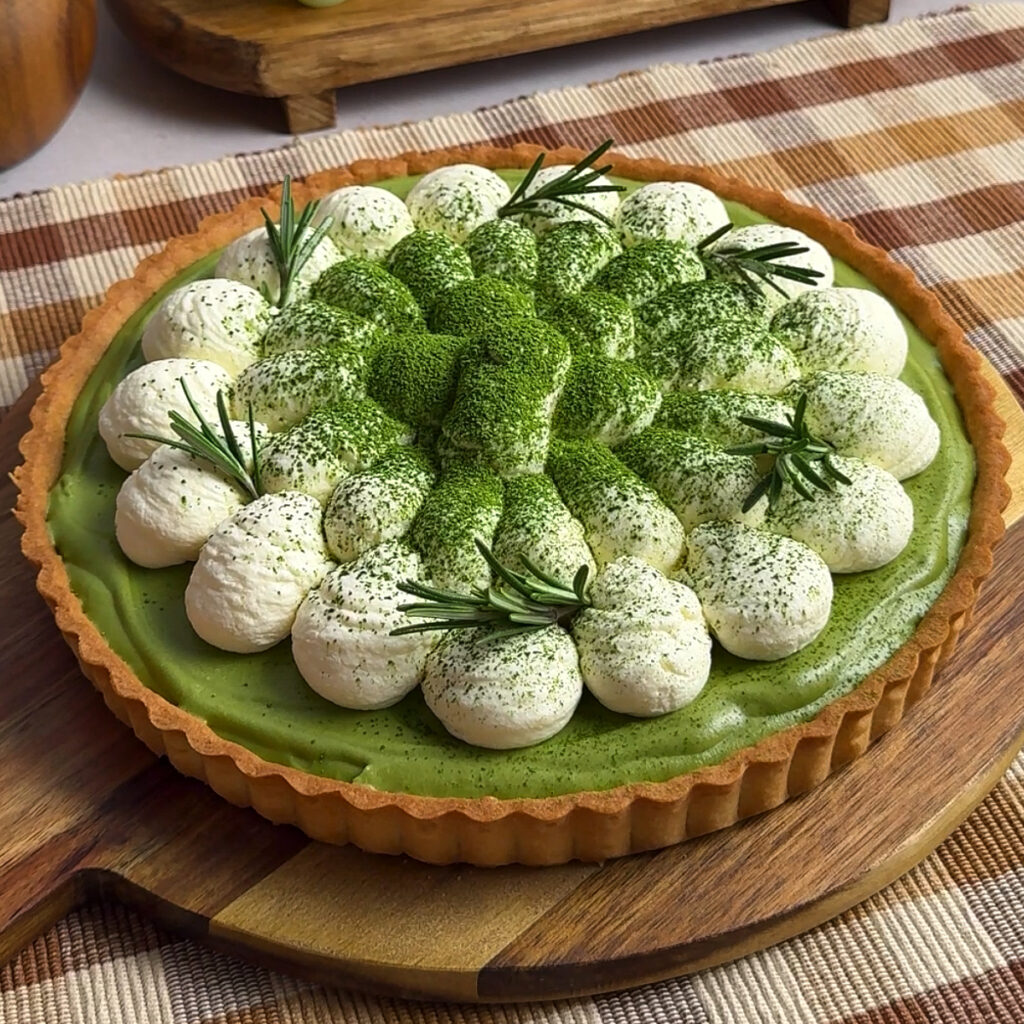 Strawberry Matcha Basque Cheesecake - EricTriesIt