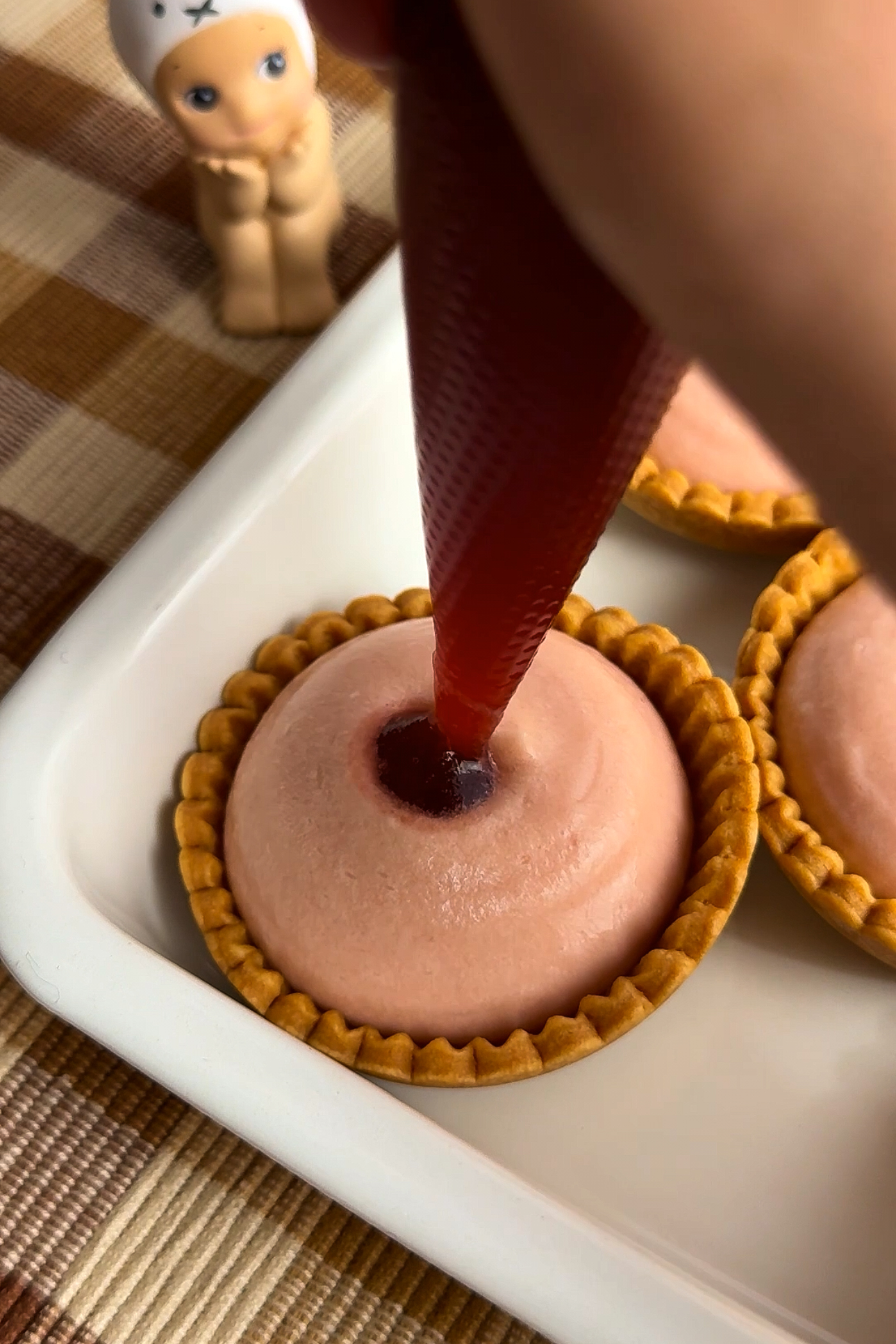 Miffy Strawberry Cheesecake Tartlets - EricTriesIt