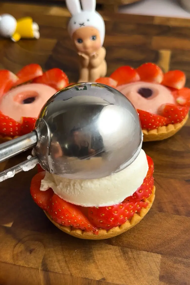 Miffy Strawberry Cheesecake Tartlets - EricTriesIt