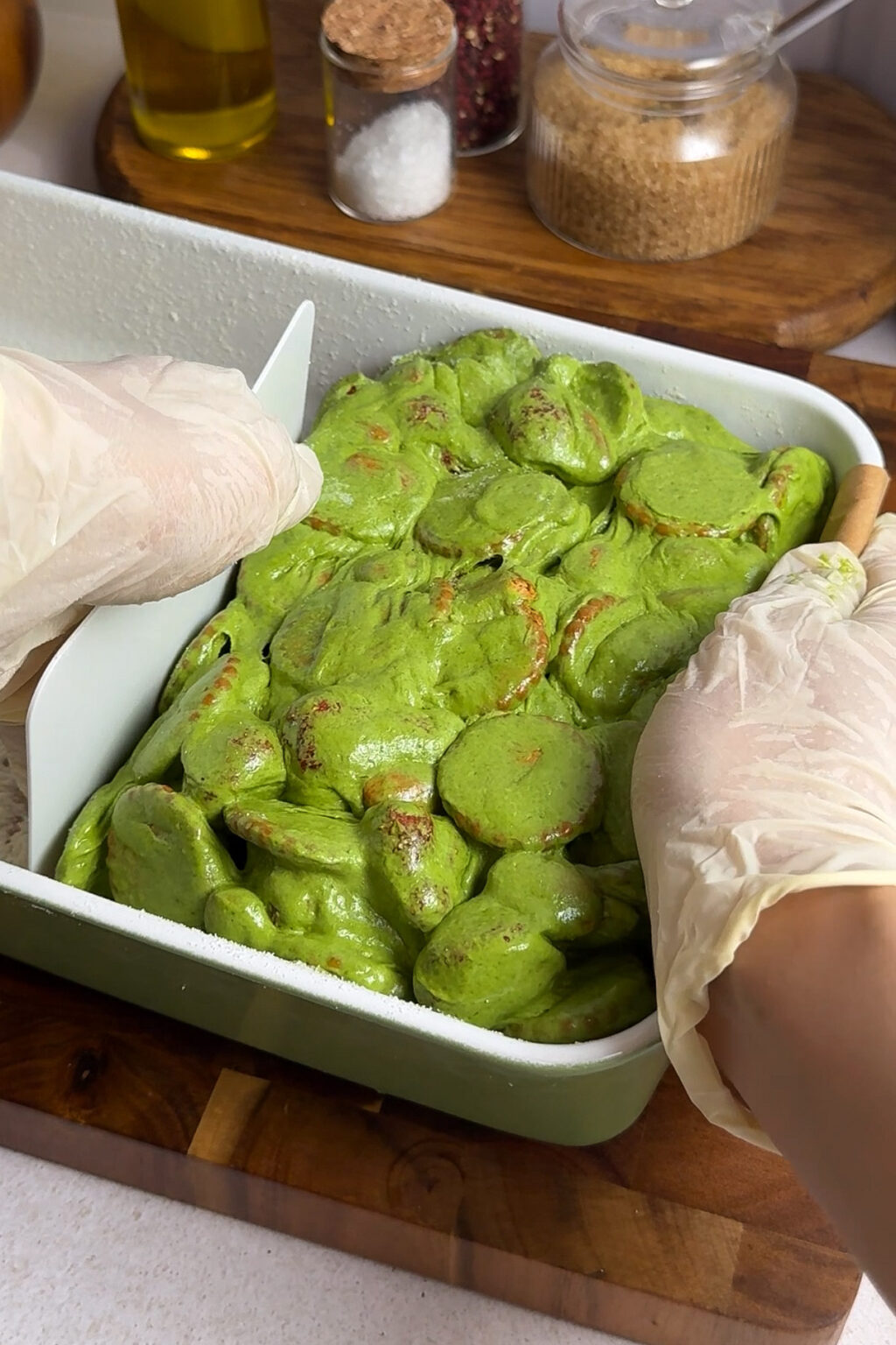 Matcha Snowflake Crisps 雪花酥 (Milk Nougat) - EricTriesIt