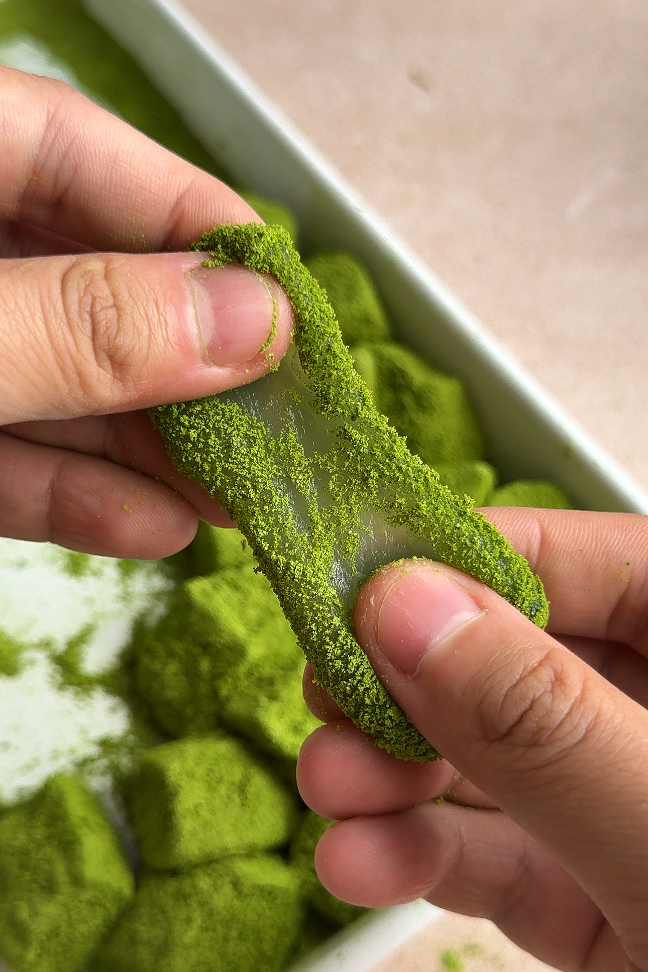 Matcha Warabi Mochi - EricTriesIt